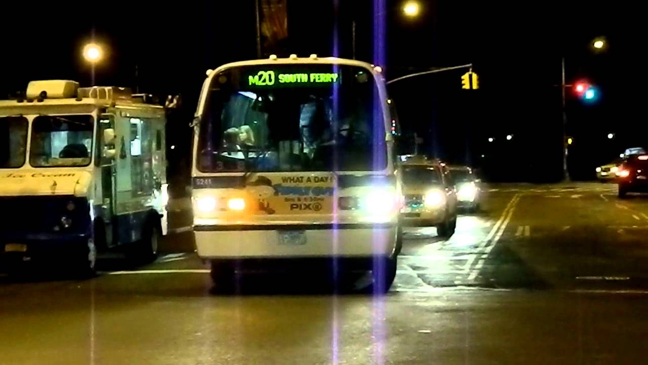 MTA NYCT (MaBSTOA) 1999 Nova Bus Model T80-206 RTS #5241 on the M20 ...