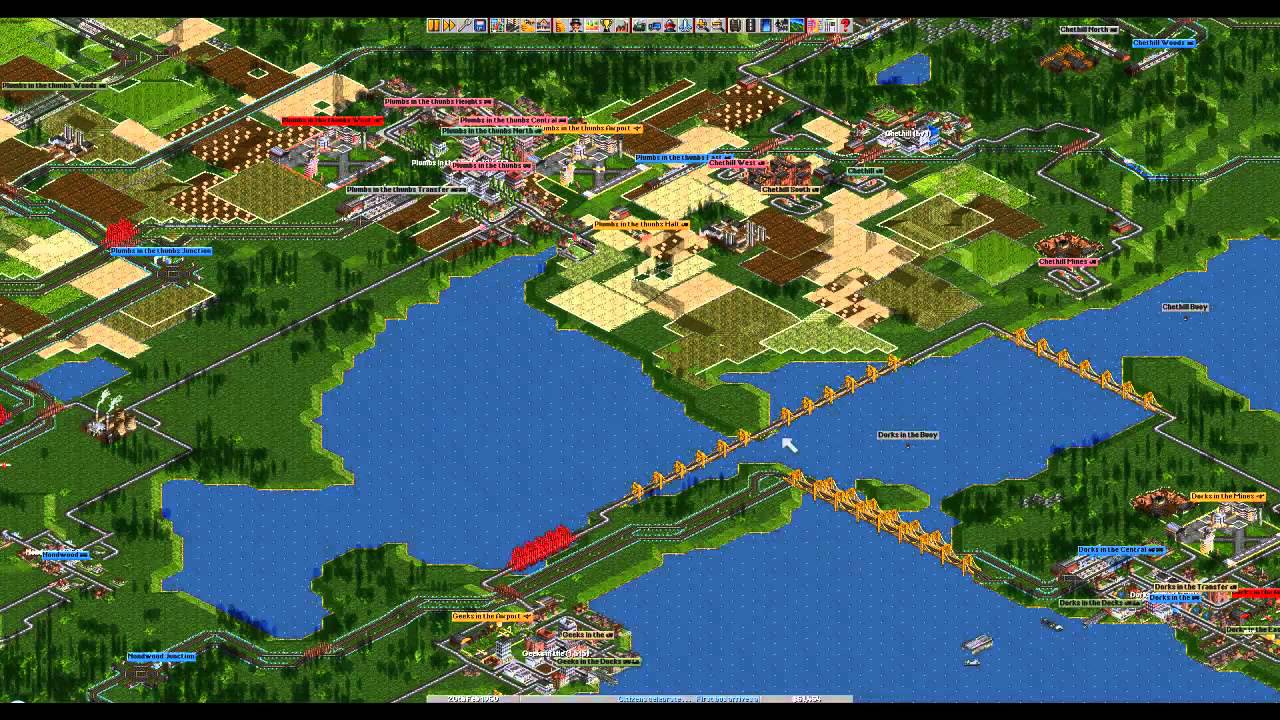 Let's play Open Transport Tycoon Deluxe 008 - Oily toys and Airplanes ...