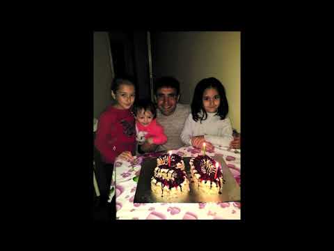 Sahib Məmmədov sonuncu ad gününü ailəsi ilə qeyd edərkən...