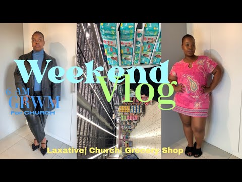 Weekend Vlog: Church + Grocery Run+I took a laxative 🫠