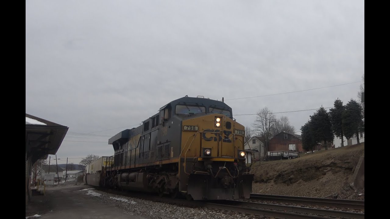 A Single stack container train - YouTube