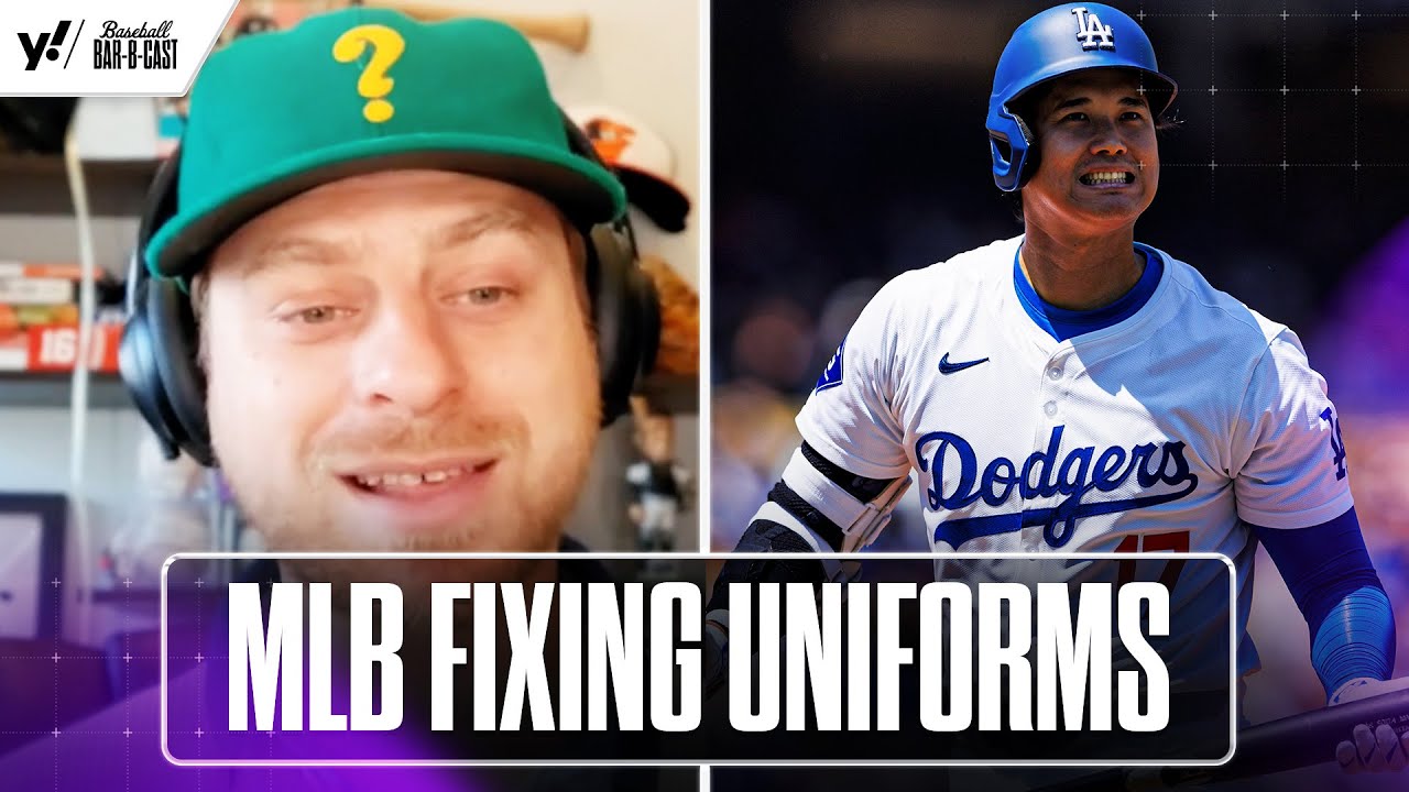 REACTION to MLB fixing NEW UNIFORM issues | Baseball Bar-B-Cast | Yahoo ...