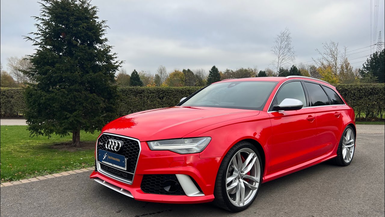 Audi RS6 Estate Avant TFSI V8 Quattro - YouTube