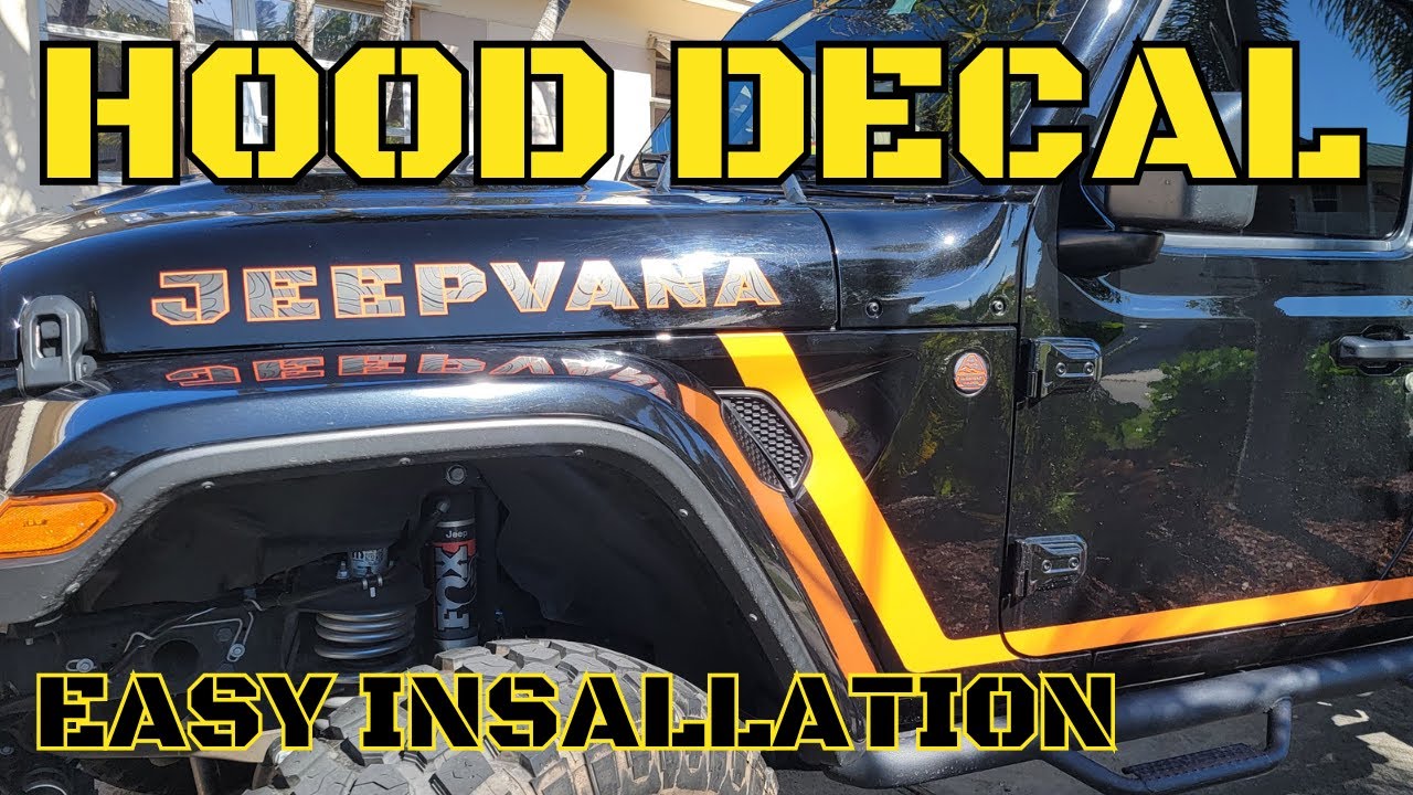Hood Decal Installation - YouTube