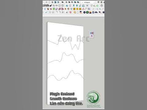 Sketchup Plugin Cuvizard Smooth ConTours Làm Mềm Đường Line #sketchup # ...