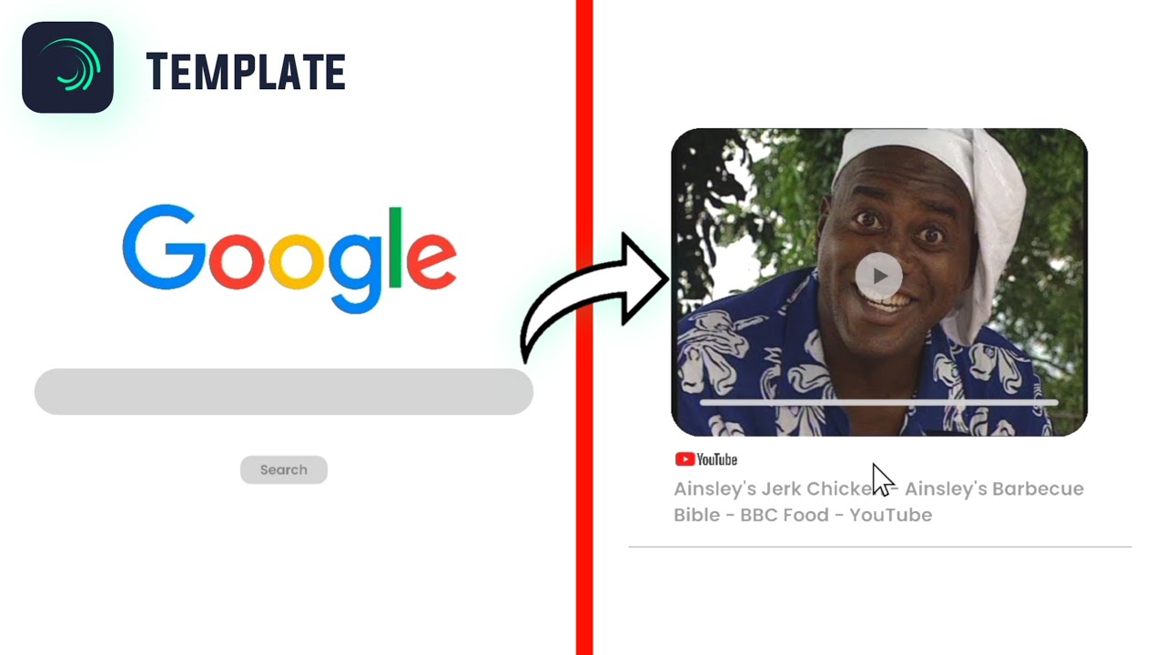 Google Search To YouTube Video Animation (Alight Motion) - YouTube