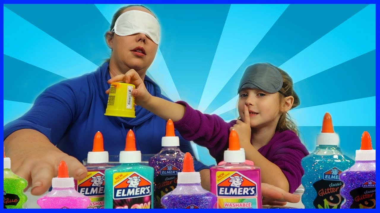 Blindfolded Slime Challenge! - YouTube