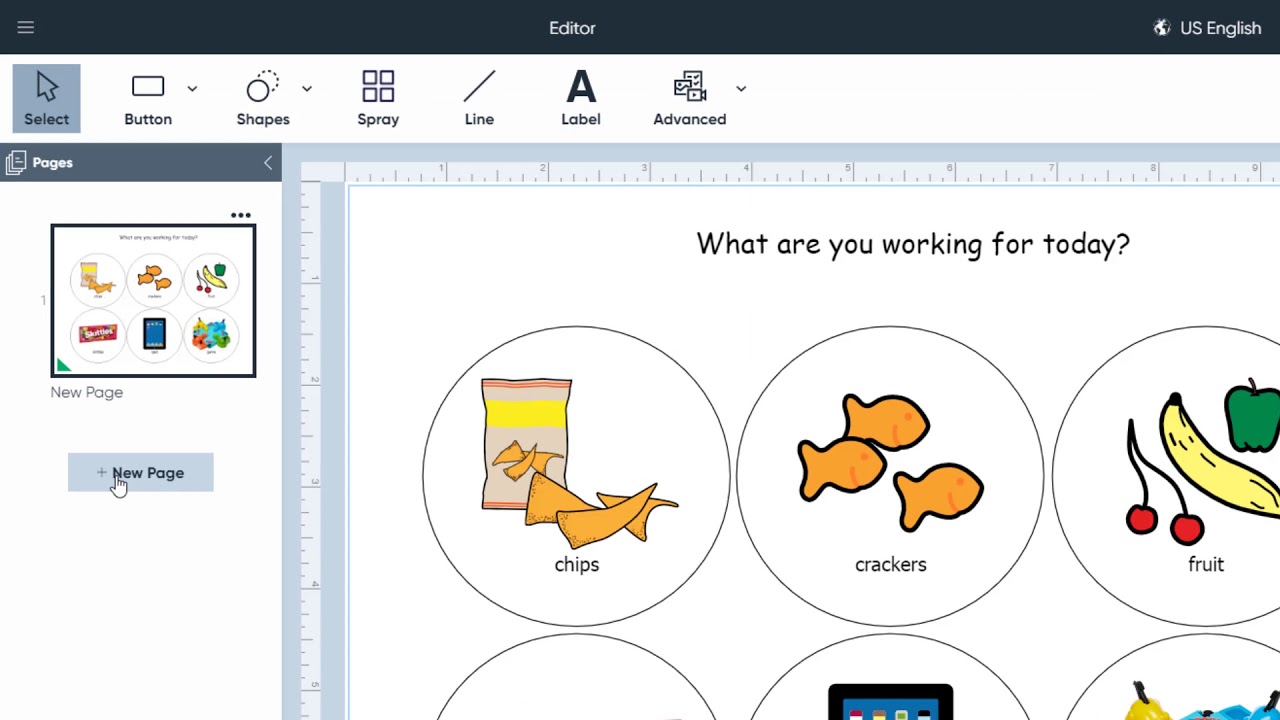 Create from a Blank Canvas in Boardmaker - YouTube