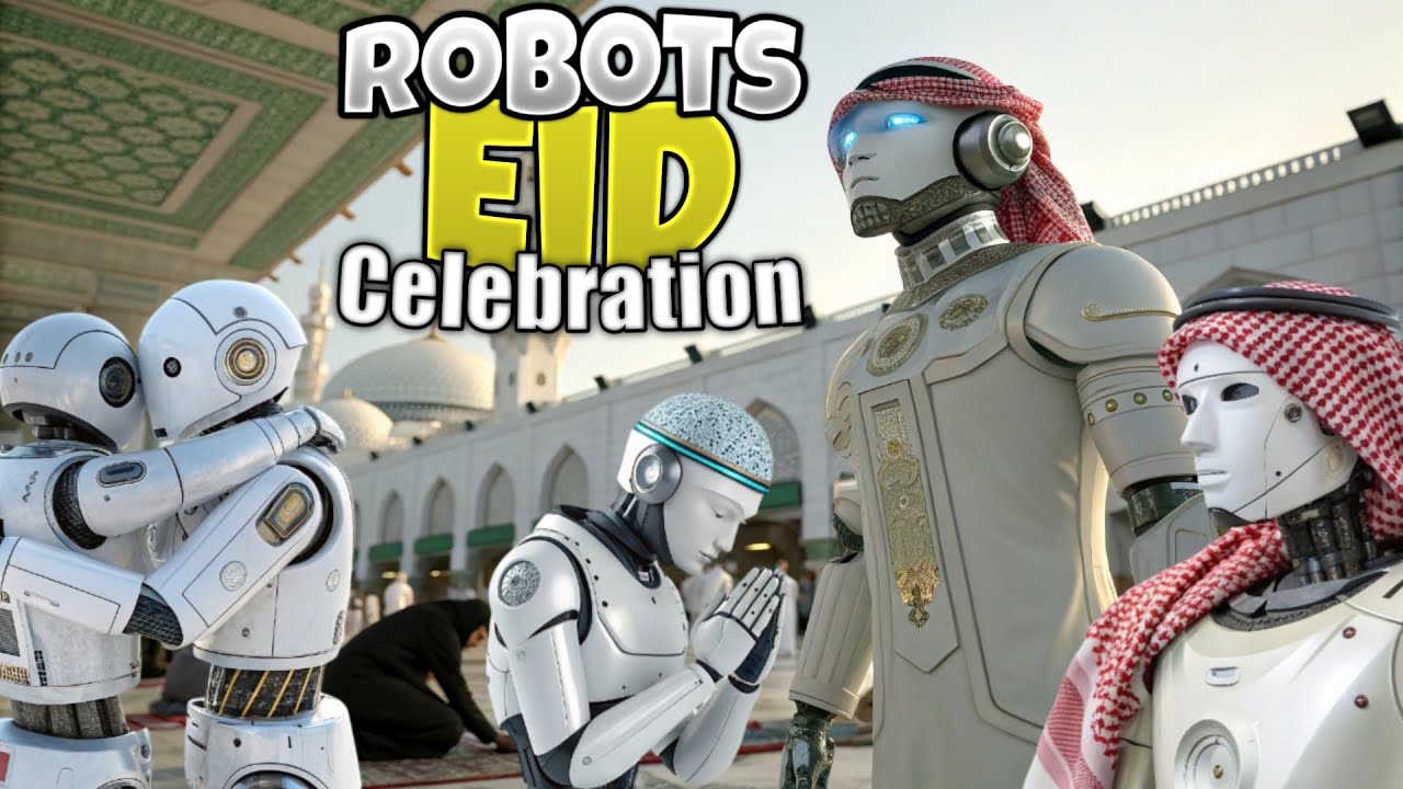 Robots Eid Celebration - Eid Mubarak - Eid Show - Futuristic Eid ...