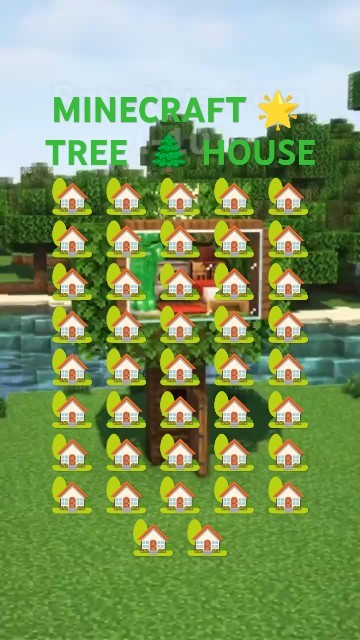 Minecraft Dream Tree House Building 🏡 challenge #2M views #gaming - YouTube