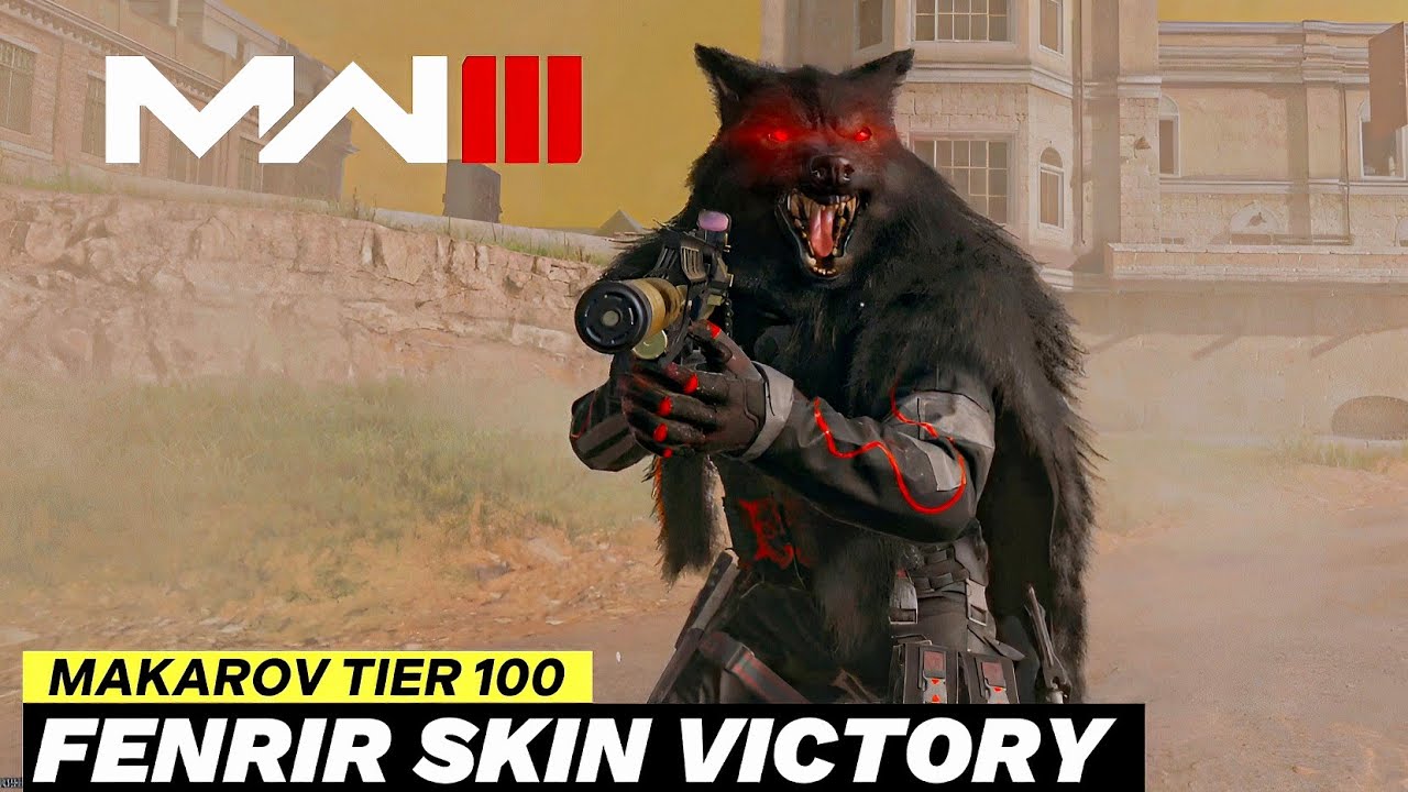 MAKAROV Fenrir Skin With Rebirth Island Solo Victory Cutscene | MW3 ...
