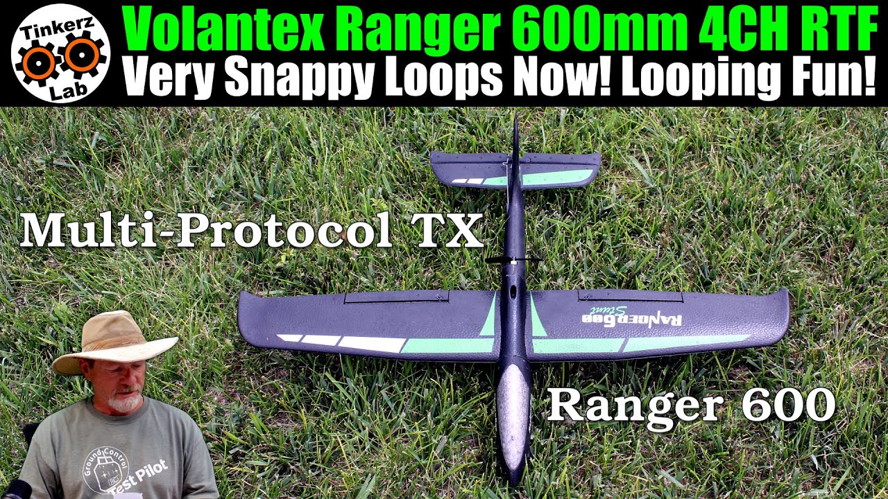 Very Snappy Loops Now! Looping Fun! Volantex Ranger 600 4CH Gyro ...