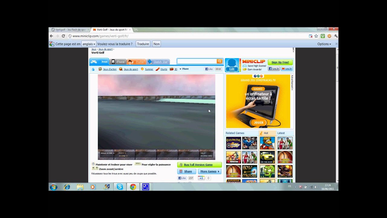 JV test2000 - Verti Golf (demo) - YouTube