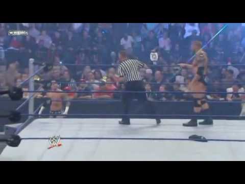 WWE Smackdown 9/10/09 Cm punk vs Batista part 1/2 - YouTube