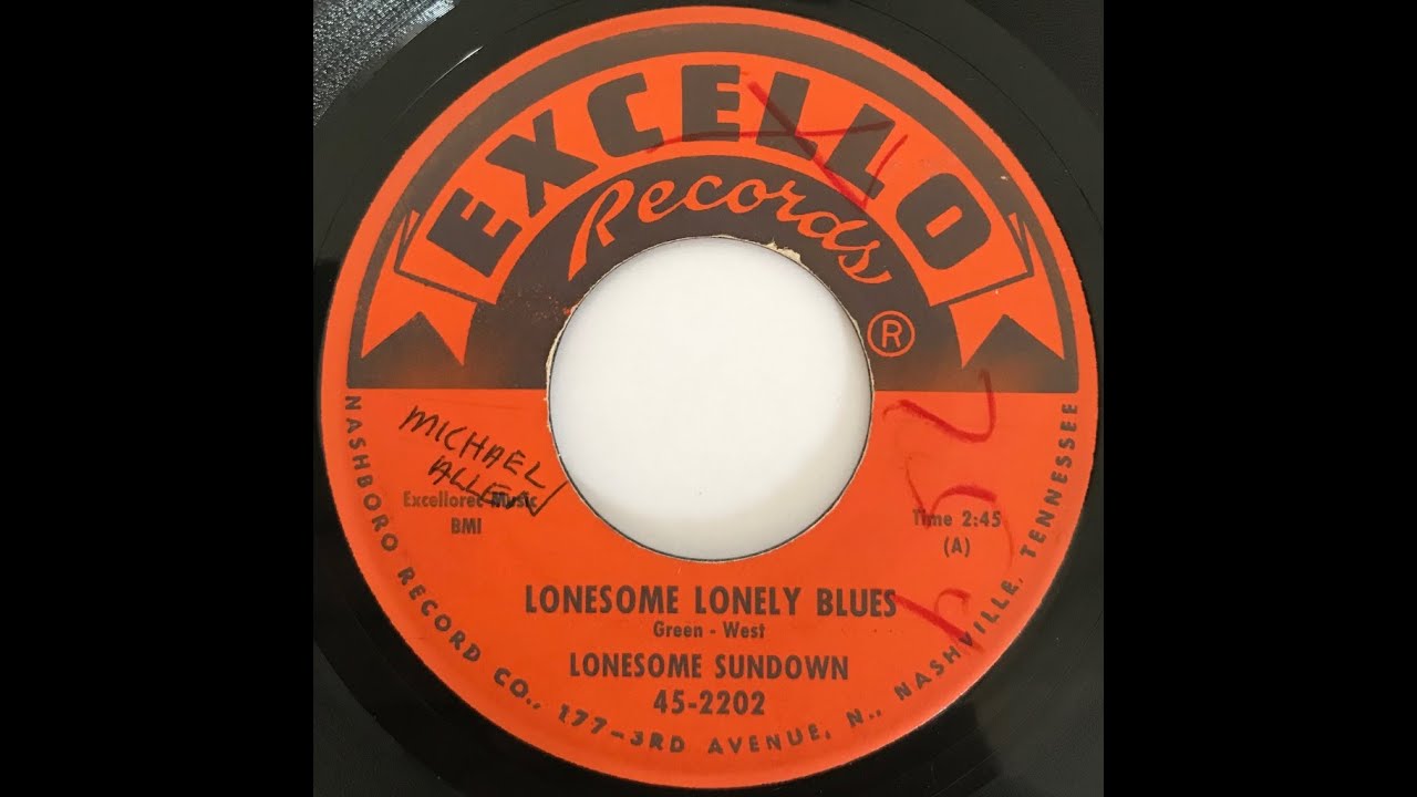 Lonesome Sundown Lonesome Lonely Blues From 1961 On EXCELLO 45 2202 lonesome-sundown-lonesome-lonely-blues-from-1961-on-excello-45-2202