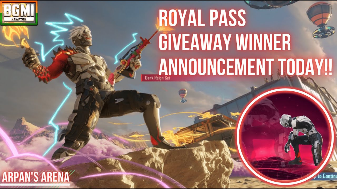 BGMI RP Giveaway winner announcement Today | #BgmiLive #GamingLive # ...