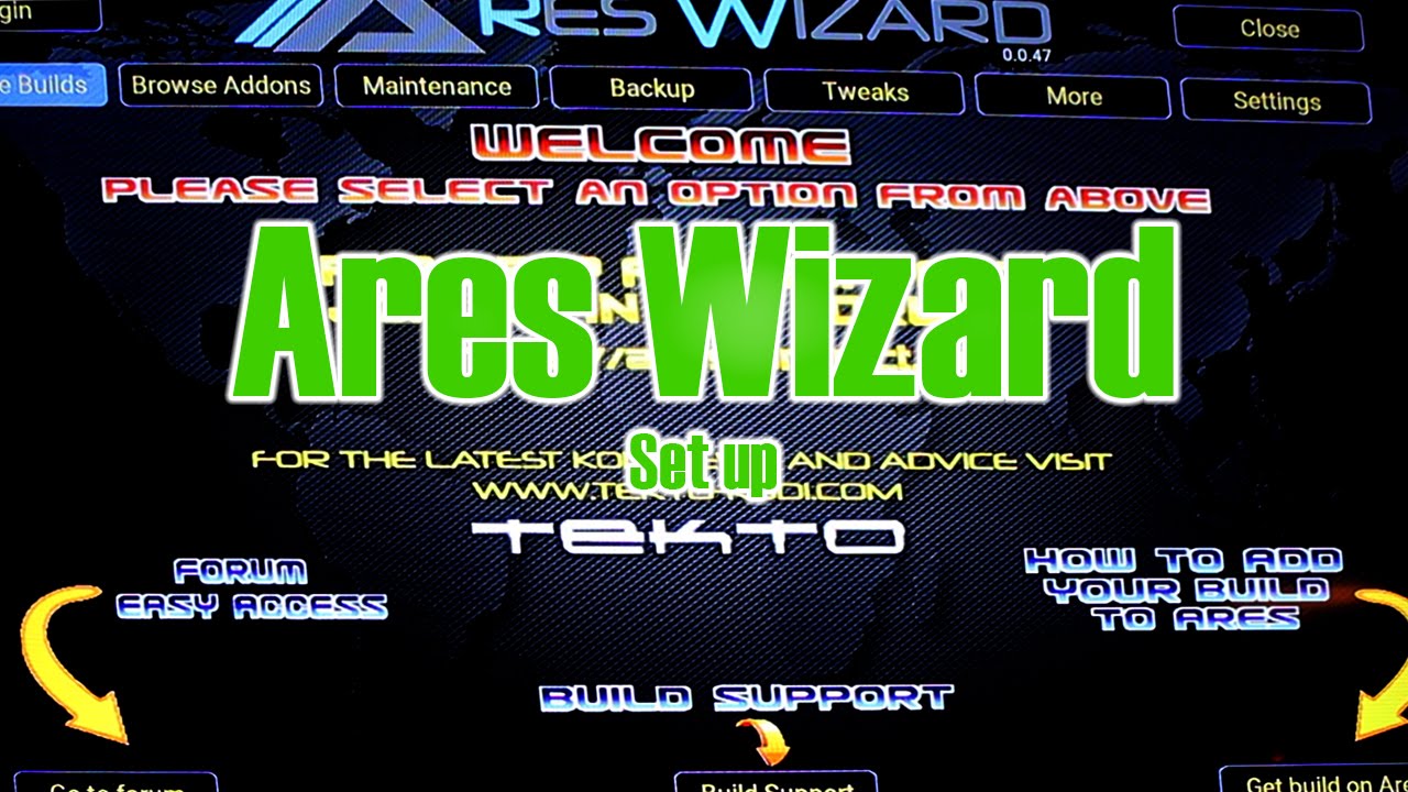 Latest Ares Wizard Step by Step Set Up Guide with Pulse CCM Kodi 16 ...