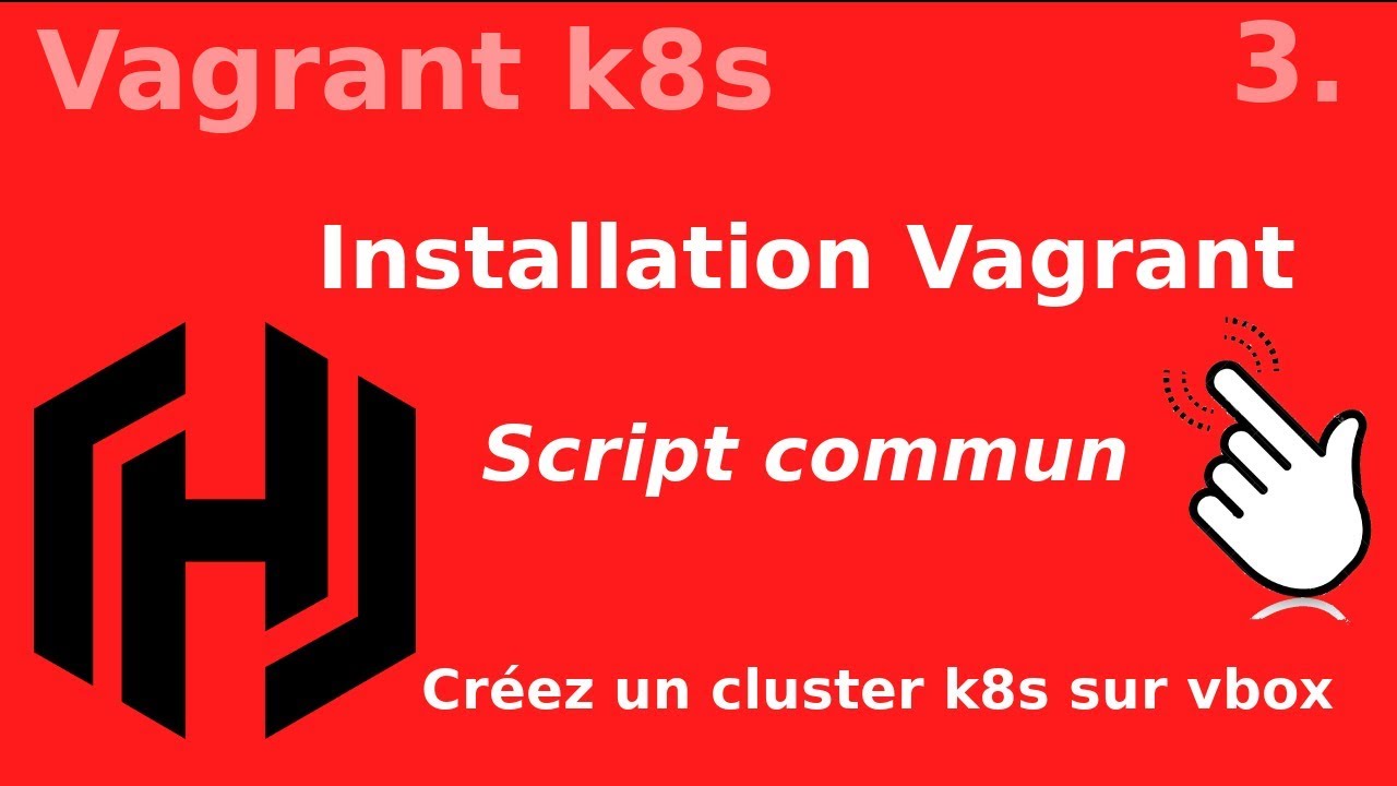 Vagrant k8s - 3. Installation daes communs master/worker - YouTube