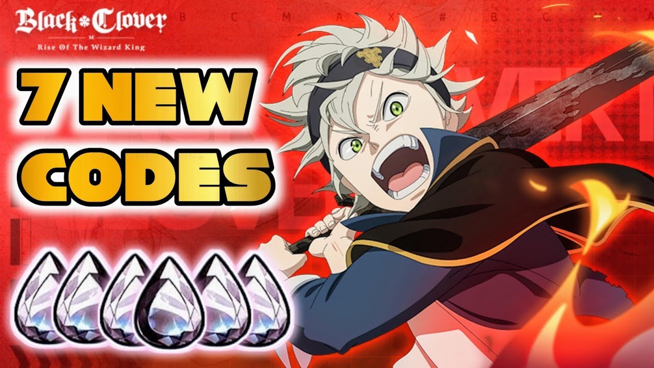 Black Clover Mobile Redeem Codes - New Black Clover M Codes 2024 -How ...