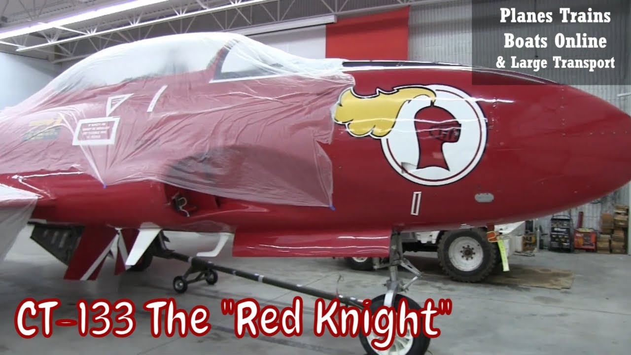 CT-133 The 'Red Knight' At The Jet Aircraft Museum In London Ontario ...