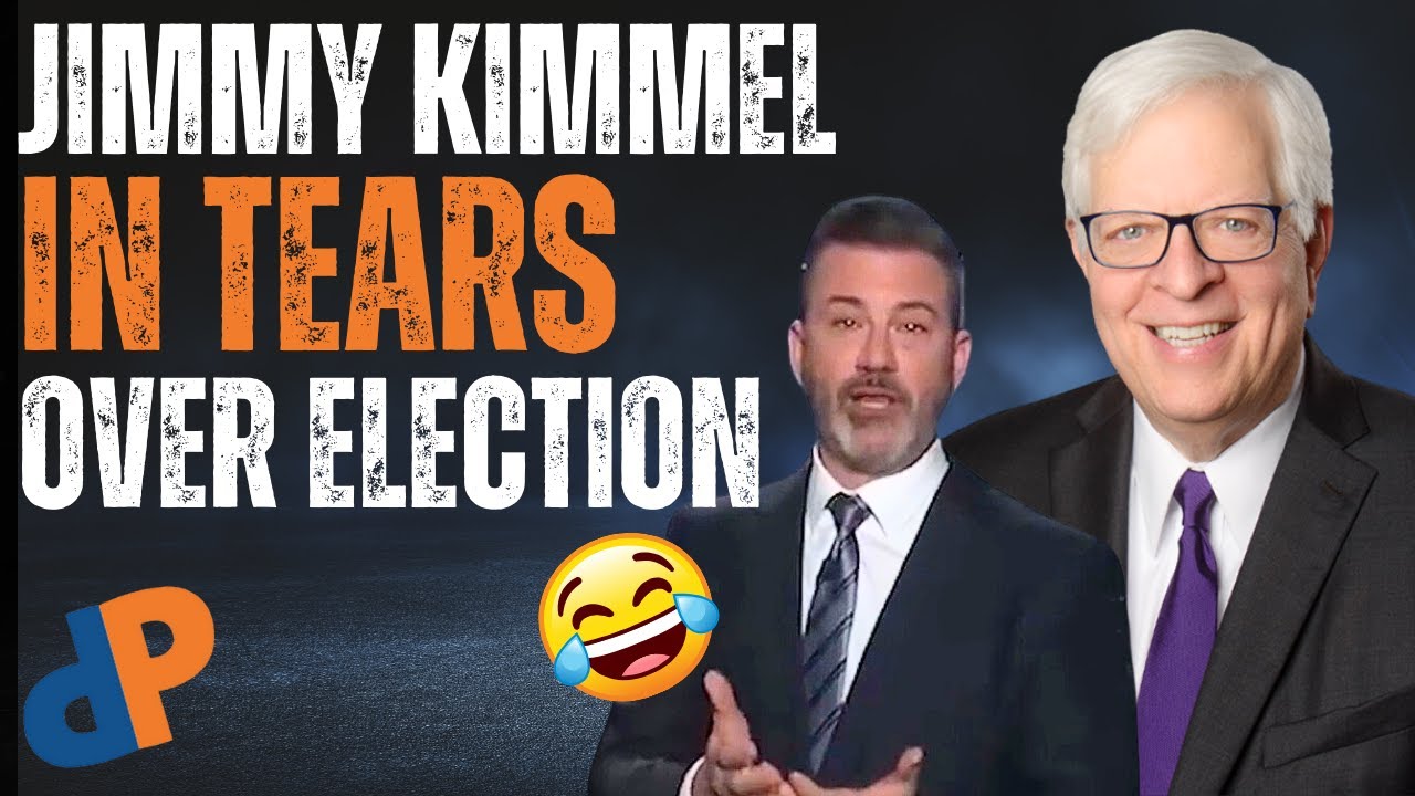 Jimmy Kimmel Cries Tears Of Agony After Trump's Election Victory - YouTube