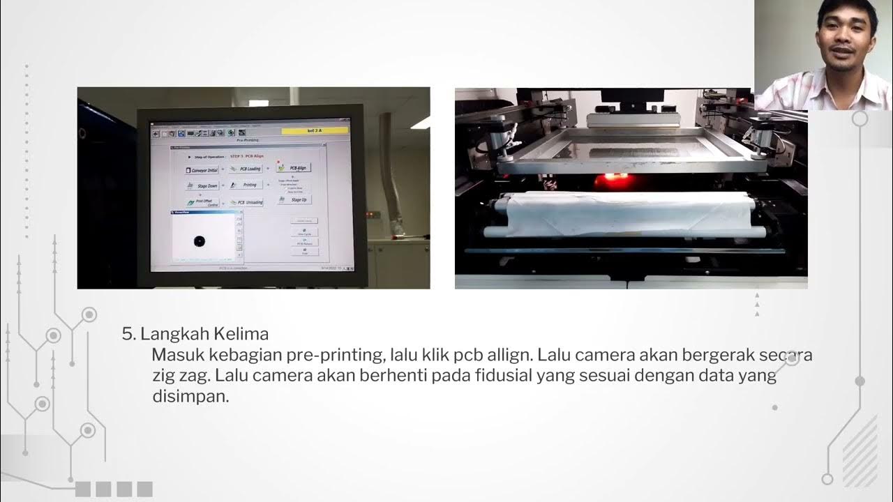 SMT (Mesin Printing Solder Menggunakan Stencil) - YouTube