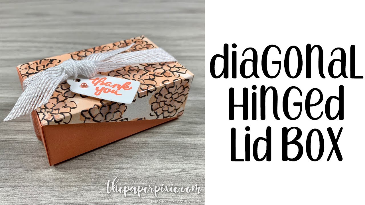 Diagonal Hinged-Lid Box Tutorial - YouTube