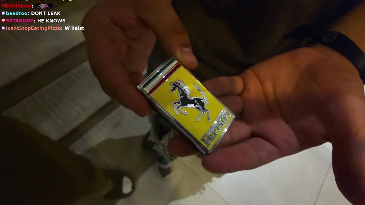 StableRonaldo Stole xQc's Ferrari SF90 Car Key - YouTube