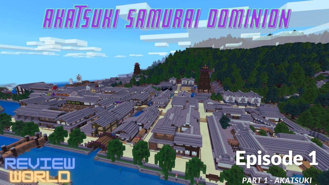 MINECRAFT REVIEW - Akatsuki Samurai Dominion - YouTube