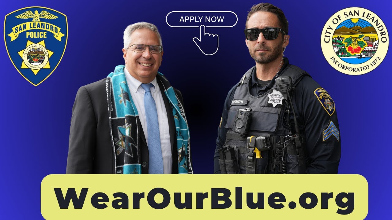 Mayor Juan González Invites You to Wear Our Blue - SLPD is Hiring - YouTube