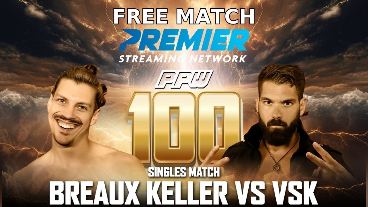 Breaux Keller vs AEW Star VSK aka Jeeves Kay PPW 100 2023| PSN ...