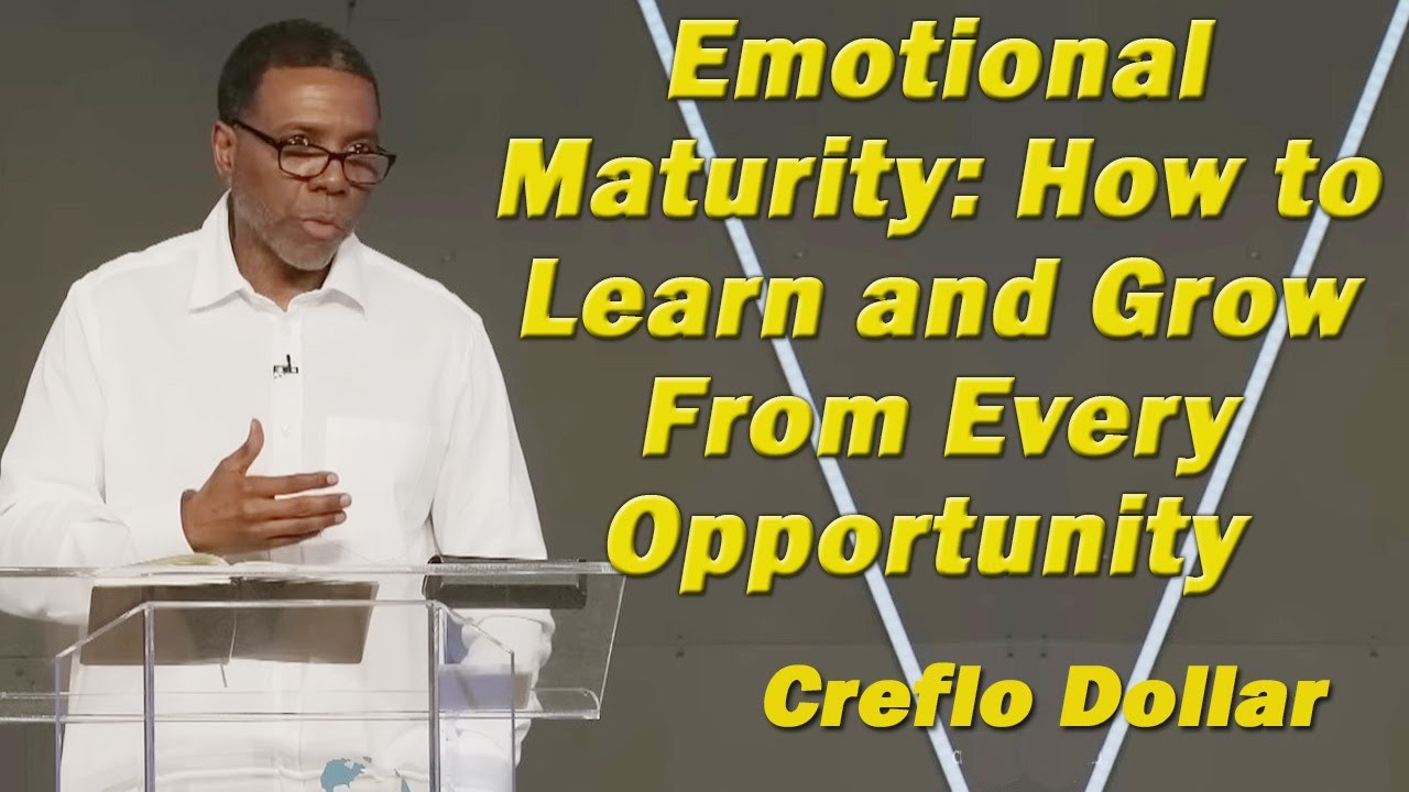 Emotional Maturity: How to Learn and Grow From Every Opportunity - YouTube