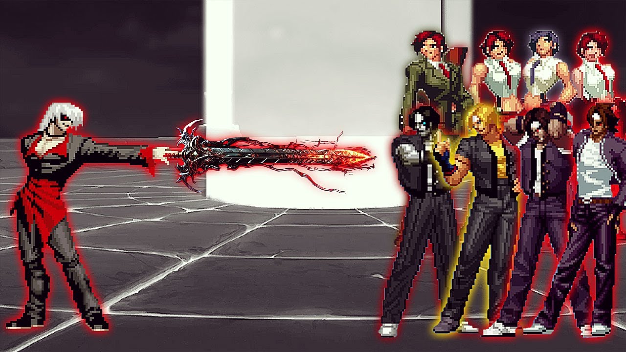 [KOF Mugen] Devourer Element LV 2 Vs Orochi Kusanagi, Vanessa Team ...