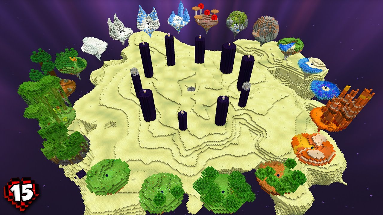 I Built EVERY BIOME in The End in Hardcore Minecraft! (#15) - YouTube