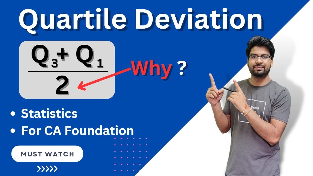 Quartile Deviation || Measure of Dispersion || Fully Explained in ...