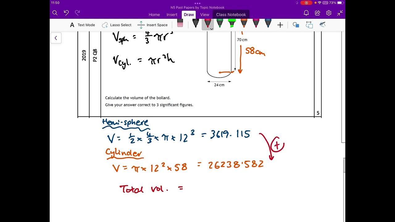 Maths N5 2019 P2 Q8 - YouTube