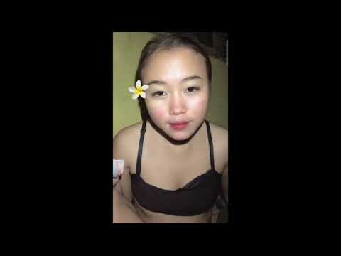 Live baju dinas tangtop hitam - Spill kelihatan baru tumbuh, kencang