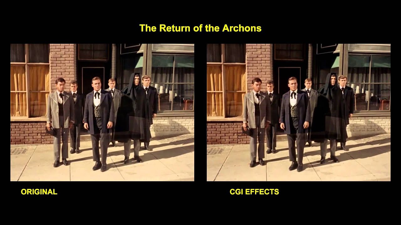 Star Trek - The Return of the Archons - visual effects comparison - YouTube