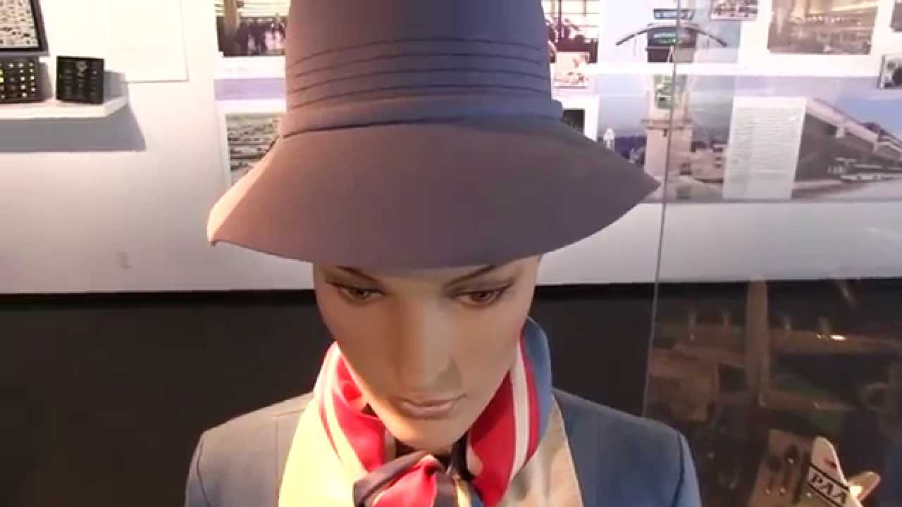 Pan American World Airways Flight Attendant Uniform 1975-1980 - YouTube