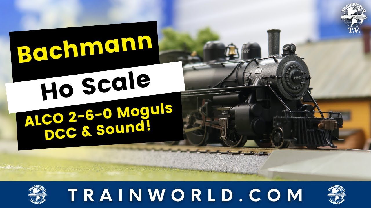 Bachmann Ho Scale Alco 2-6-0 Moguls - YouTube