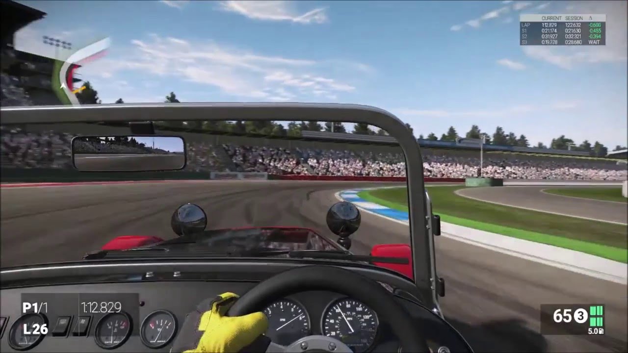 Hockenheim Short Circuit - Caterham Seven Classic - YouTube