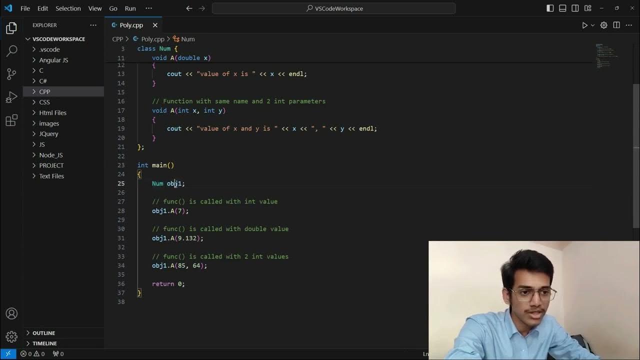 Polymorphism through C++ || Object oriented programming. - YouTube