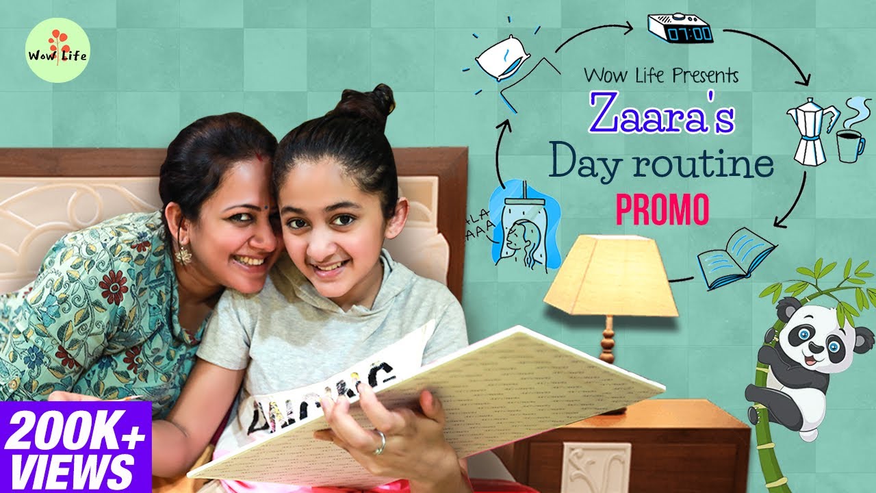 Zaara's Day Routine Promo Ft. Zaara, Ann & Archana | Video Releasing ...
