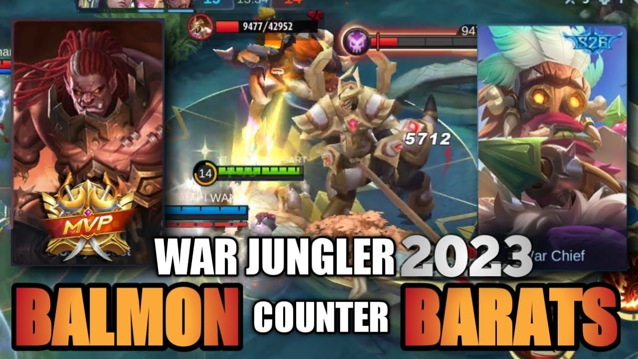 BALMOND COUNTER BARATS ! WAR JUNGLER ! DUEL RETRIBUTION.FULL MATCH ...