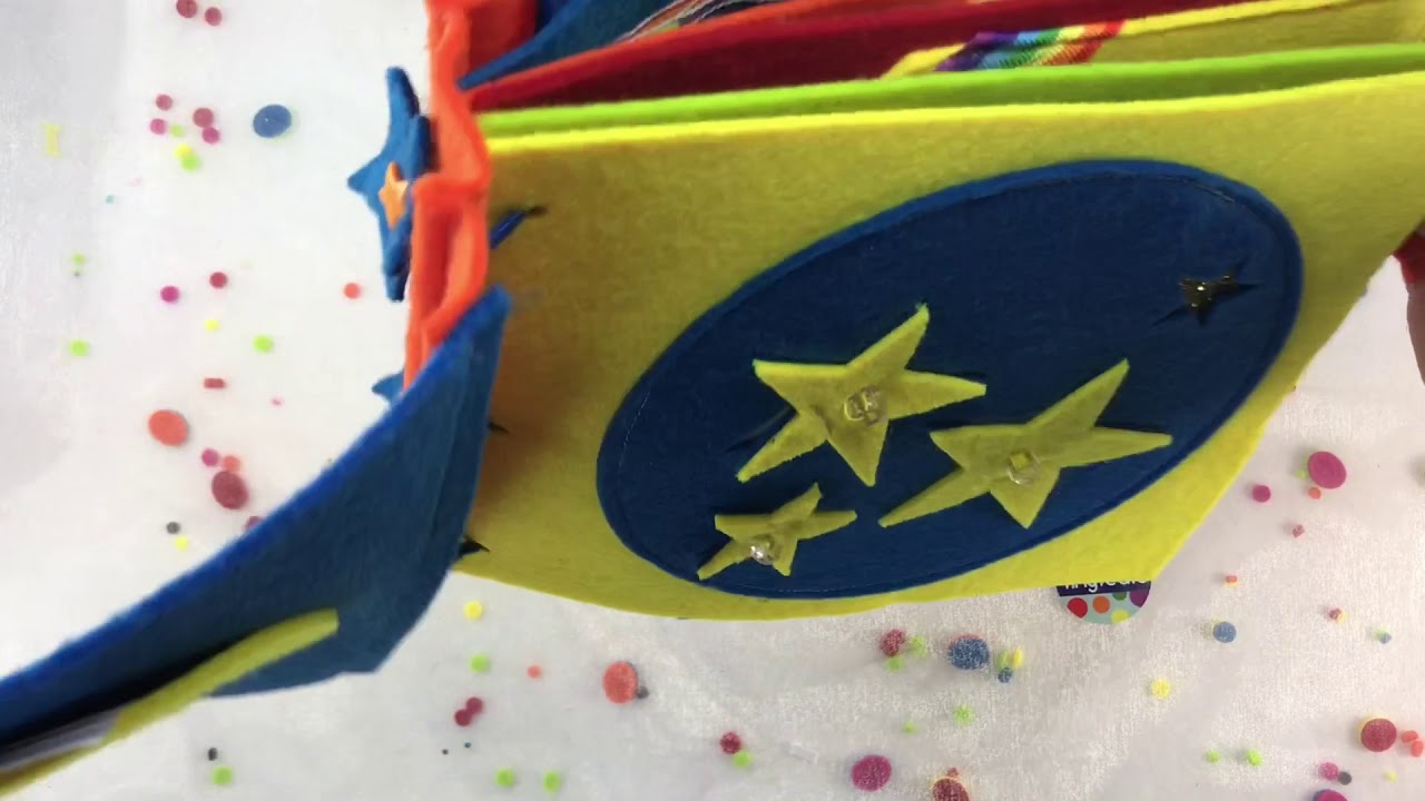Star Puzzle for Toddlers - TinyFeats Quiet Book Page - YouTube