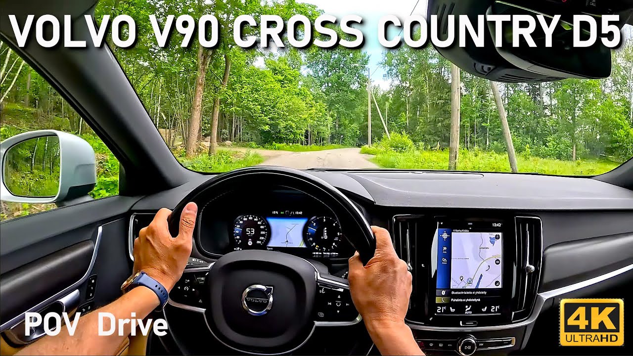 Volvo V90 Cross Country D5 (245 hp) AWD POV Drive [2017] - YouTube
