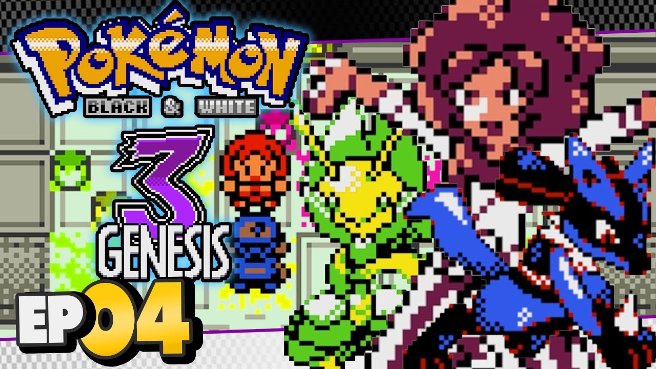 Pokemon Black & White 3 Genesis Part 4 OUT OF PAINT Rom Hack Gameplay ...