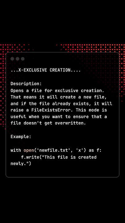 File Modes In Python Pythoncoding Explination Basic File Handling