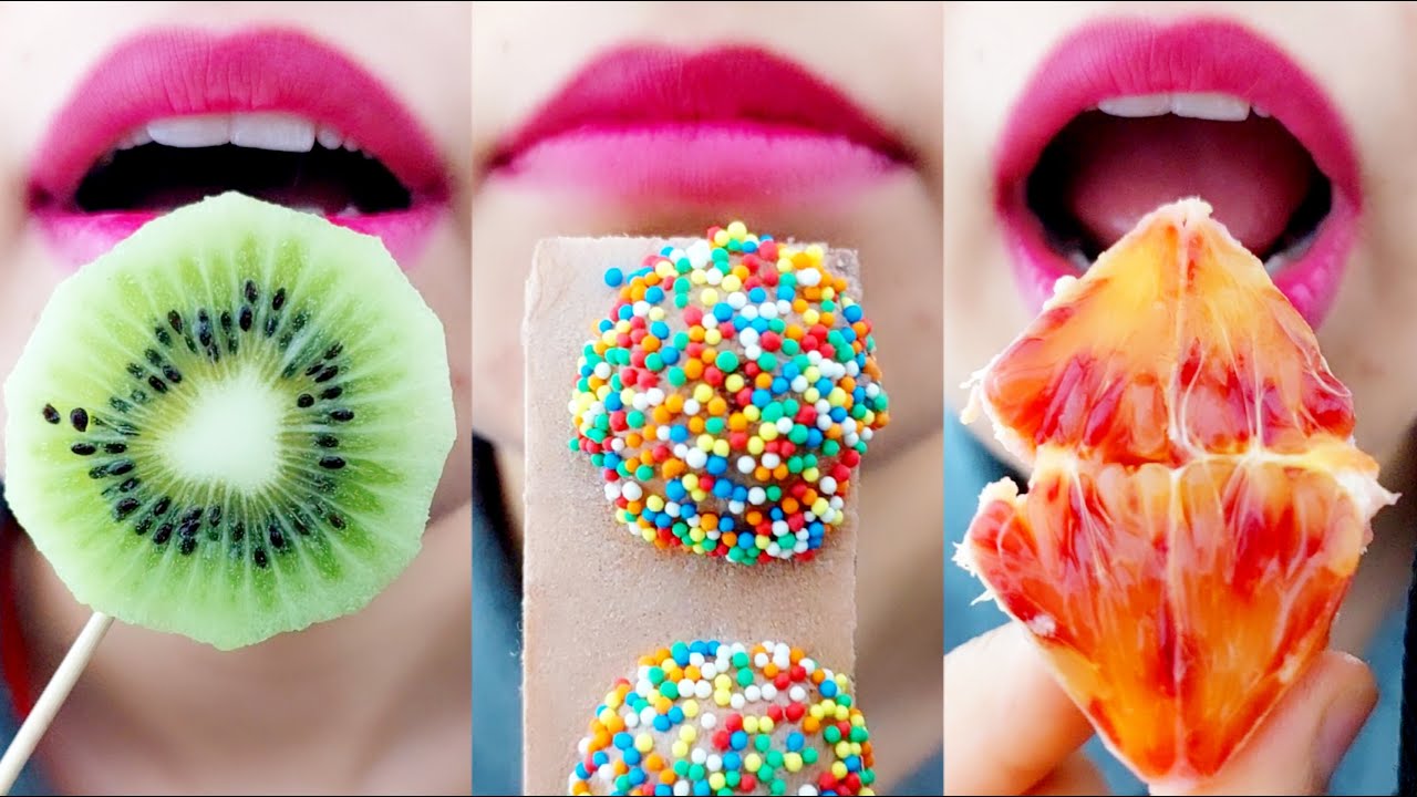 ASMR Yummy Food Eating Sounds : Satisfying Food ASMR - YouTube