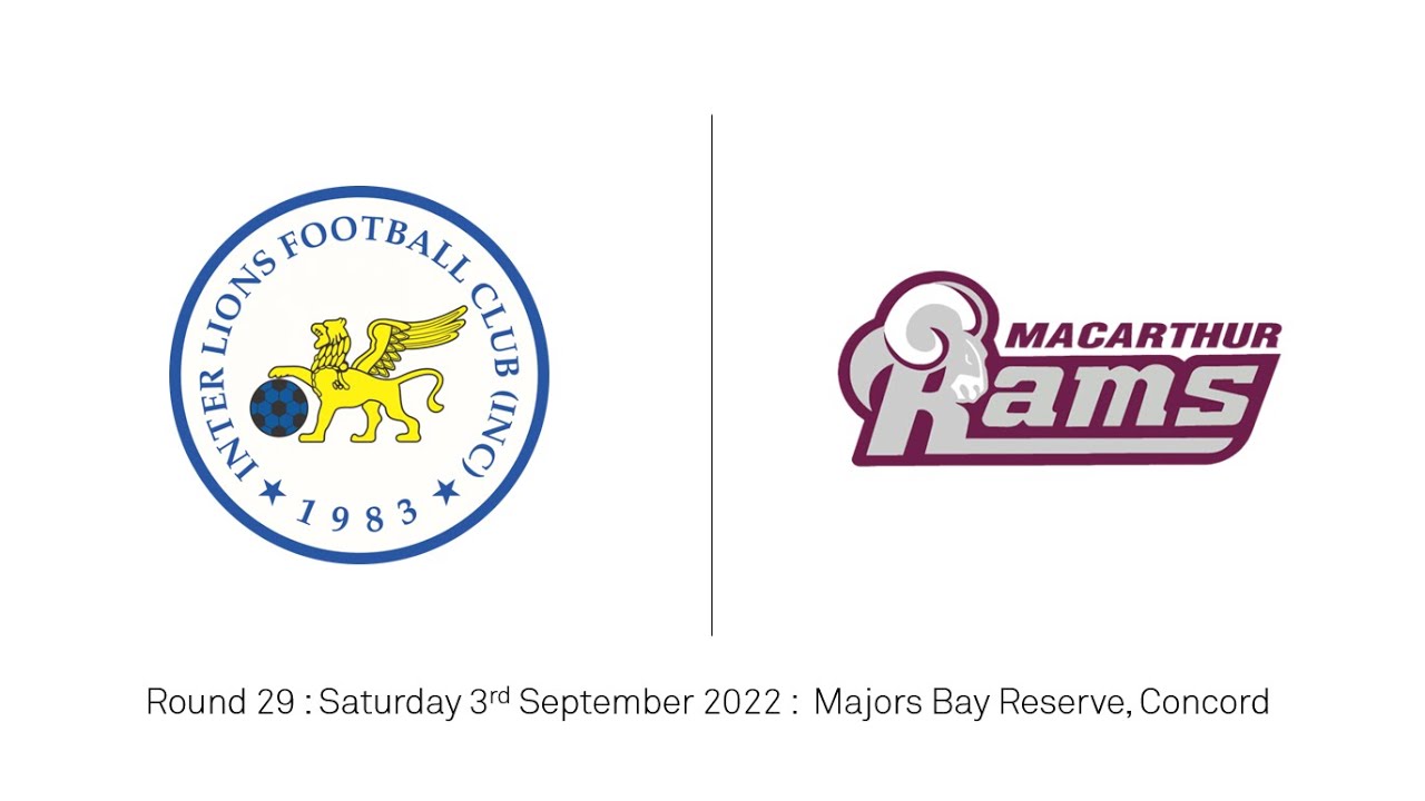 U18 Round 29 - Inter Lions FC v Macarthur Rams FC - YouTube